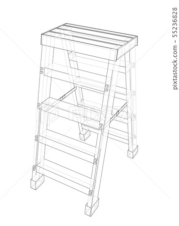 Outline household steps. Vector - Stock Illustration [55236828] - PIXTA