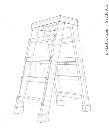 Outline household steps. Vector - Stock Illustration [55236915] - PIXTA