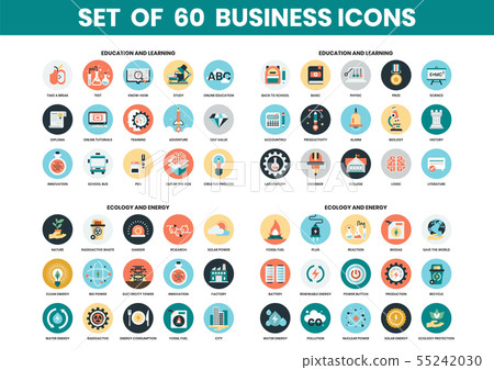 Business icons set for business - Stock Illustration [55242030] - PIXTA