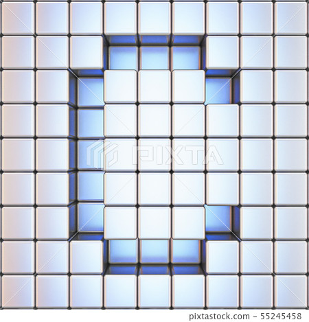 Cube grid Letter C 3D - Stock Illustration [55245458] - PIXTA