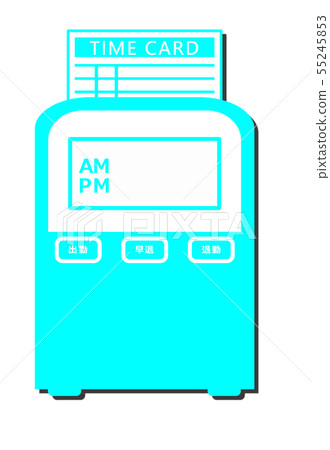Time-card - Stock Illustration [55245853] - PIXTA