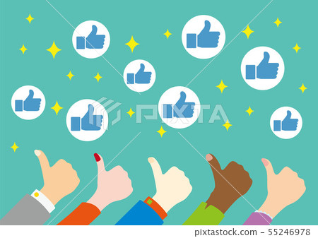 Lots of likes - Stock Illustration [55246978] - PIXTA