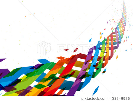 Three-dimensional illustration shape design - Stock Illustration ...