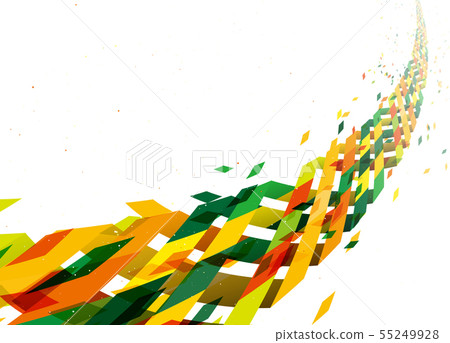 Three-dimensional illustration shape design - Stock Illustration ...