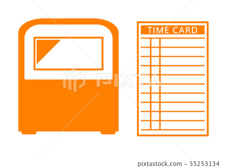 Time-card - Stock Illustration [55253134] - PIXTA