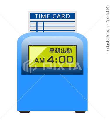Time-card - Stock Illustration [55253143] - PIXTA