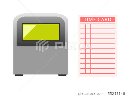 Time-card - Stock Illustration [55253146] - PIXTA