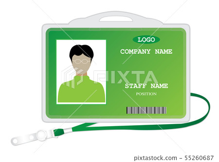Employee Card vector design - Stock Illustration [55260687] - PIXTA