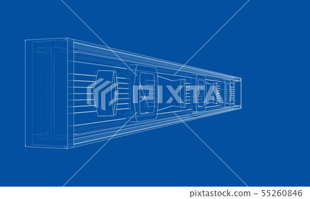 Outline building level. Vector - Stock Illustration [55260846] - PIXTA