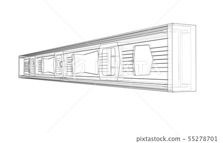 Outline building level. Vector - Stock Illustration [55278701] - PIXTA