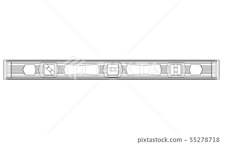 Outline building level. Vector - Stock Illustration [55278718] - PIXTA