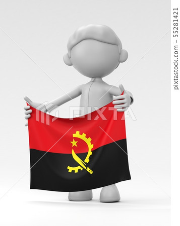 Angora athletes raising a national flag - Stock Illustration [55281421 ...