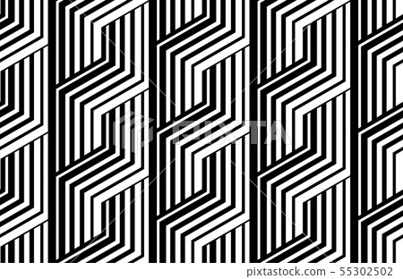 Abstract geometric pattern with stripes, lines. - Stock Illustration ...