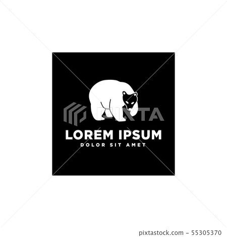 bear technology logo template ready for use vector-插圖素材 [55305370] - PIXTA圖庫