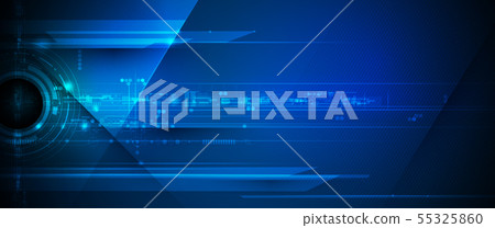 Abstract futuristic communication concept - Stock Illustration ...