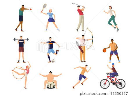 Multi sport vector icon set. - Stock Illustration [55350557] - PIXTA