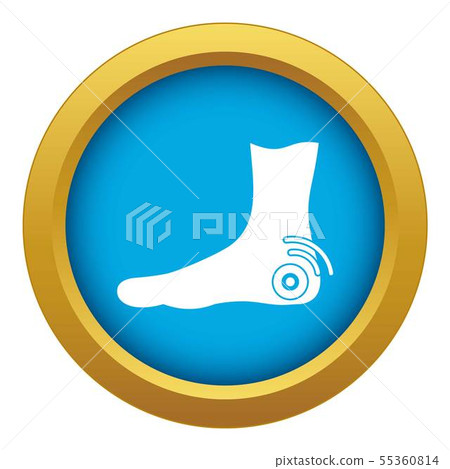 Foot heel icon blue vector isolated-插圖素材 [55360814] - PIXTA圖庫