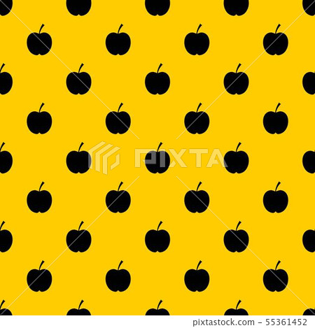 Checkered apple pattern vector - Stock Illustration [55361452] - PIXTA