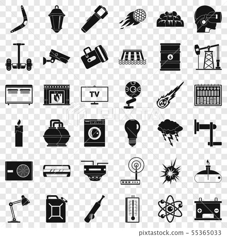 Good energy icons set, simple style - Stock Illustration [55365033] - PIXTA