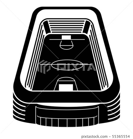 Basketball arena icon, simple style - Stock Illustration [55365554] - PIXTA