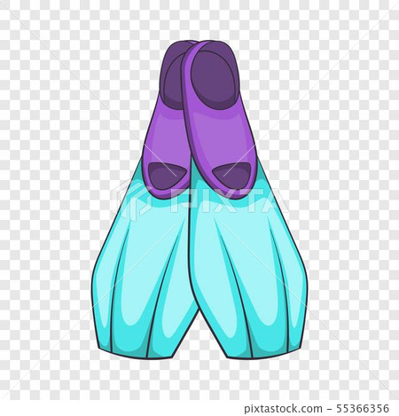 Flippers icon, cartoon style - Stock Illustration [55366356] - PIXTA