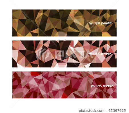 A set design of abstract modern vector banner - Stock Illustration ...