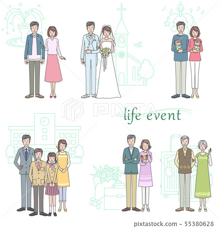 life event - Stock Illustration [55380628] - PIXTA
