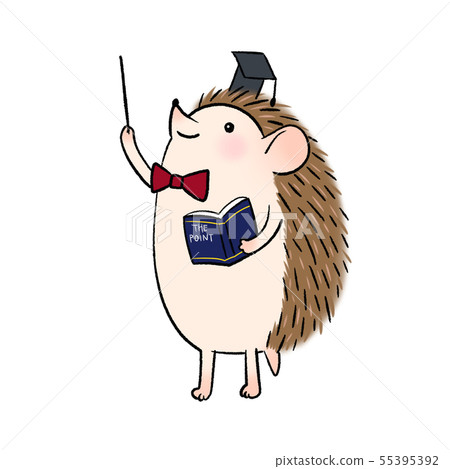 Illustration of Dr. Hedgehog who will tell you... - Stock Illustration ...