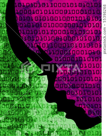 Sad virtual childhood. - Stock Illustration [55398268] - PIXTA