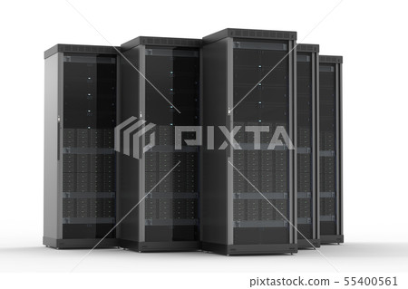 server computer cluster - Stock Illustration [55400561] - PIXTA