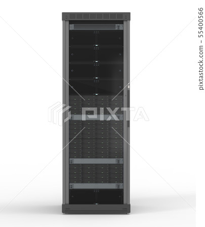 server computer on white background - Stock Illustration [55400566] - PIXTA