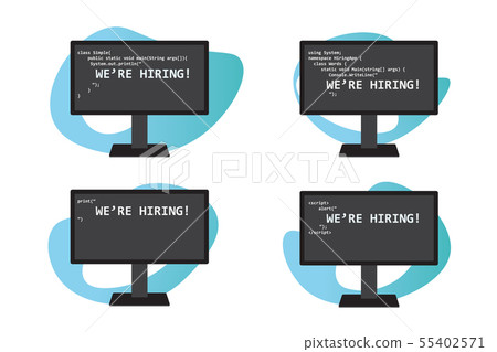 Software developer job posting - Stock Illustration [55402571] - PIXTA