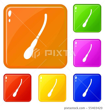 Medical surgical suction icons set vector color - Stock Illustration ...