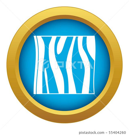 Slice of ham icon blue vector isolated - Stock Illustration [55404260 ...