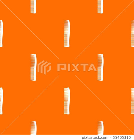 Small comb pattern vector orange - Stock Illustration [55405310] - PIXTA