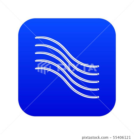 Postal lines icon blue vector - Stock Illustration [55406121] - PIXTA