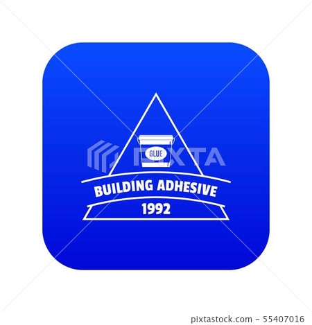 Building adhesive icon blue vector - Stock Illustration [55407016] - PIXTA