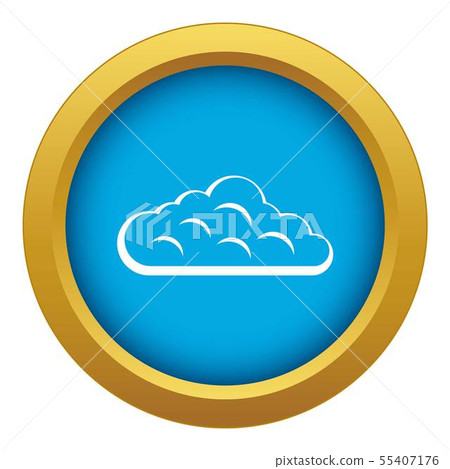 Sky cloud icon blue vector isolated - Stock Illustration [55407176] - PIXTA