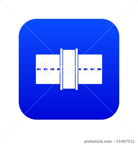 Road icon digital blue - Stock Illustration [55407552] - PIXTA