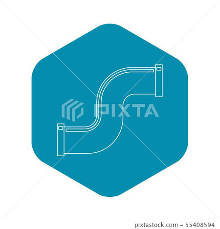 S joint pipe icon, outline style - Stock Illustration [55408594] - PIXTA