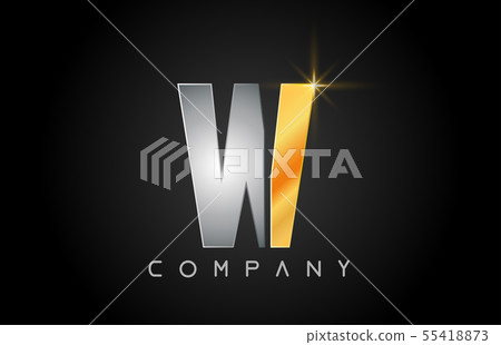 alphabet letter W logo company icon design - Stock Illustration ...