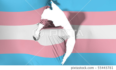 Damaged Transgender pride flag - Stock Illustration [55443781] - PIXTA