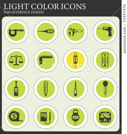 measuring tools icon set - Stock Illustration [55447478] - PIXTA
