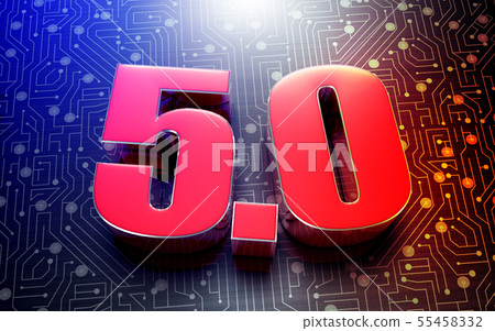 Figures 5.0 3D.-插圖素材 [55458332] - PIXTA圖庫