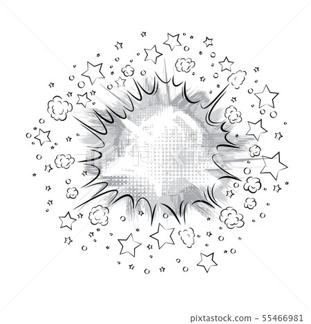 Abstract grunge explosion silhouette background - Stock Illustration ...