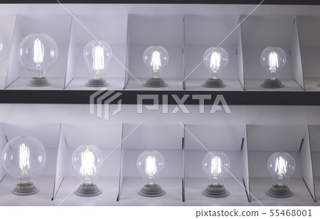 LED light bulbs store display - Stock Photo [55468001] - PIXTA