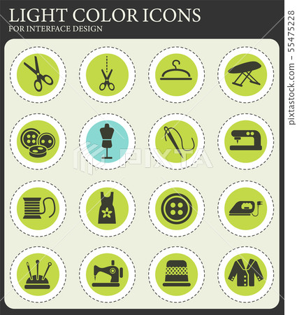 tailoring icon set - Stock Illustration [55475228] - PIXTA