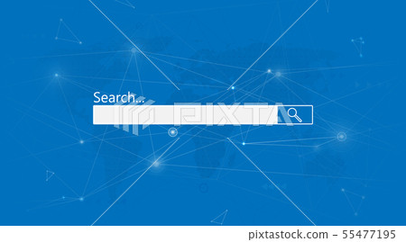 Search engine browser. Abstract internet data - Stock Illustration ...