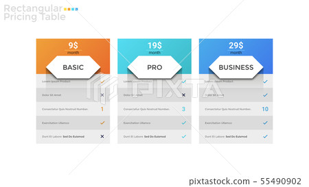 Modern Infographic Template - Stock Illustration [55490902] - PIXTA