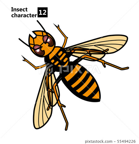 Illustrations and pests of anthropomorphic... - Stock Illustration ...